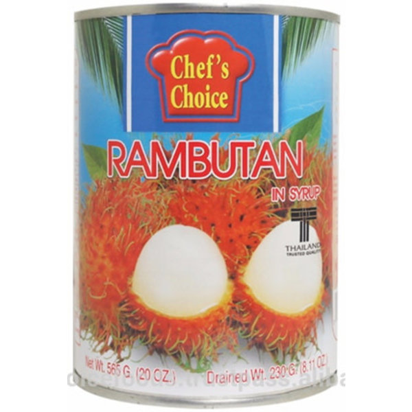 Chef's Choice Rambutan in Syrup/ Chôm Chôm Hộp (565gr) - A Chau Market
