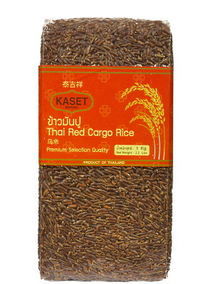 Kaset Brand Thai Red Cargo Rice/Gao Lut Do (1 kg) - A Chau Market