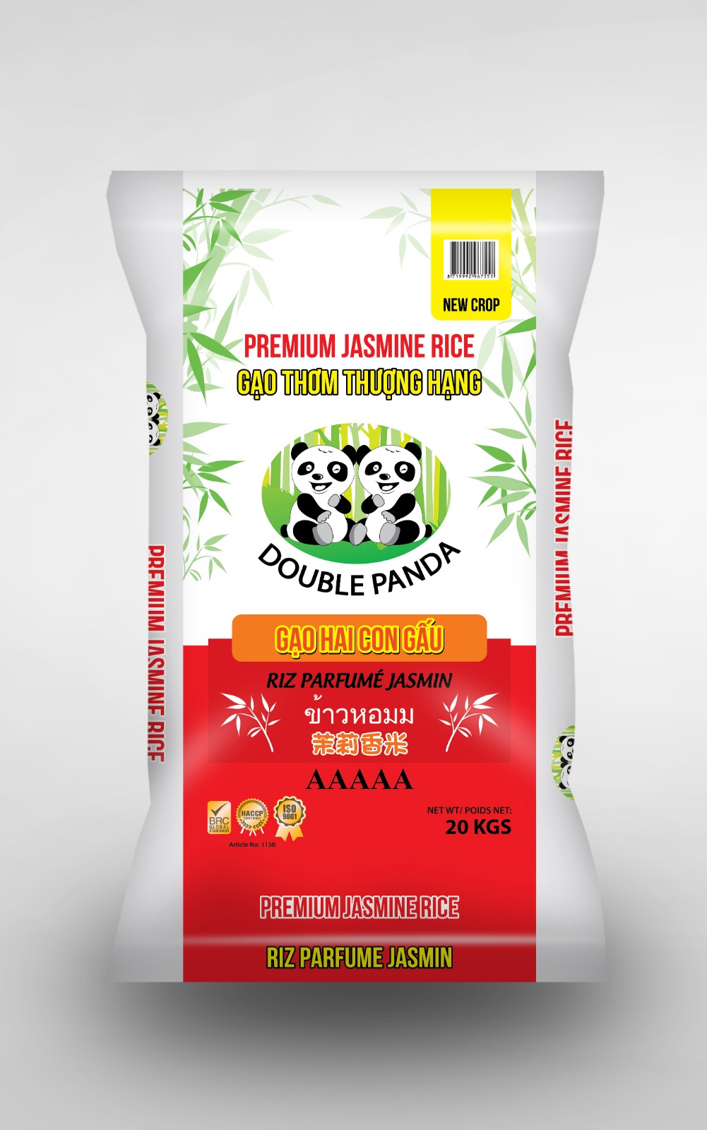 Premium Jasmine Rice Vietnam ST24 20Kg - A Chau Market