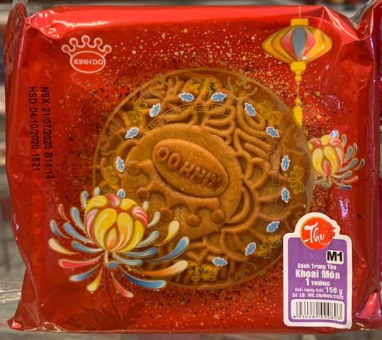 Kinh Do Taro Mooncake/ Banh Trung Thu Khoai Mon (150gr) - A Chau Market