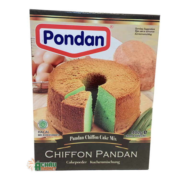 Pondan Pandan Chiffon Cake Mix Flour 400gr - A Chau Market