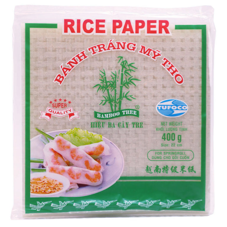 Bamboo Tree Rice Paper/ Banh Trang 3 Cay Tre Vuong (400gr) - A Chau Market