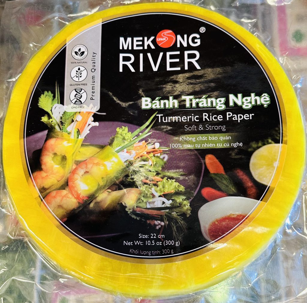 Mekong River Turmeric Rice paper/ Banh Trang Nghe 300gr - EXP:10/2024 ...